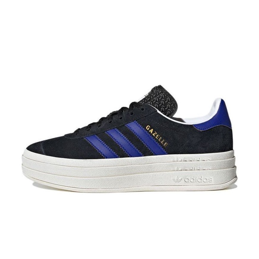 adidas Originals Gazelle Bold / Core Black / Lucid Blue / Gold Metallic ...
