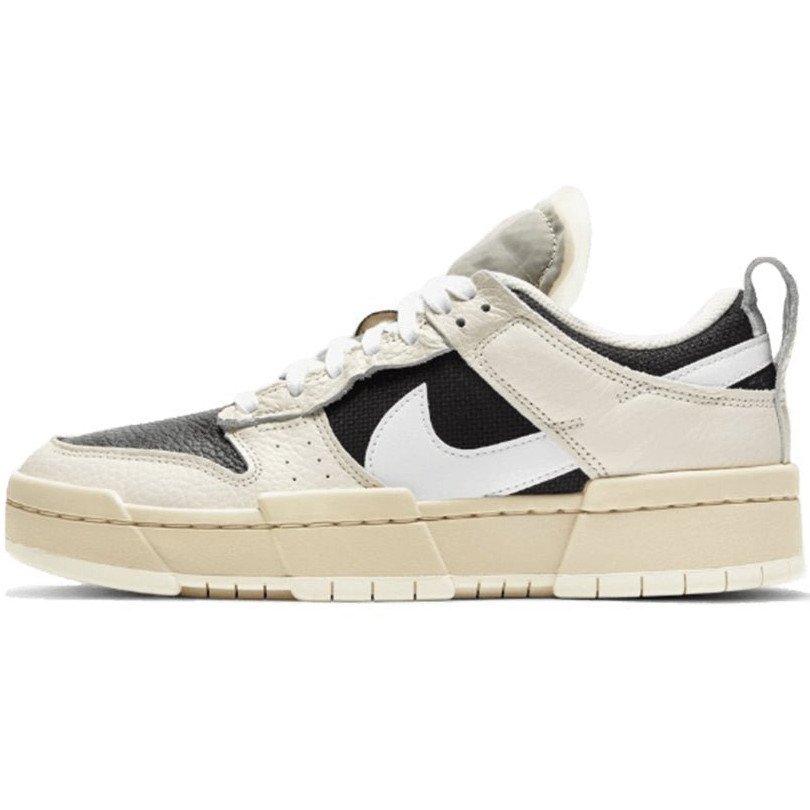 Nike Wmns Dunk Low Disrupt "Barcode" / black/white-pale ivory / DD6620 ...