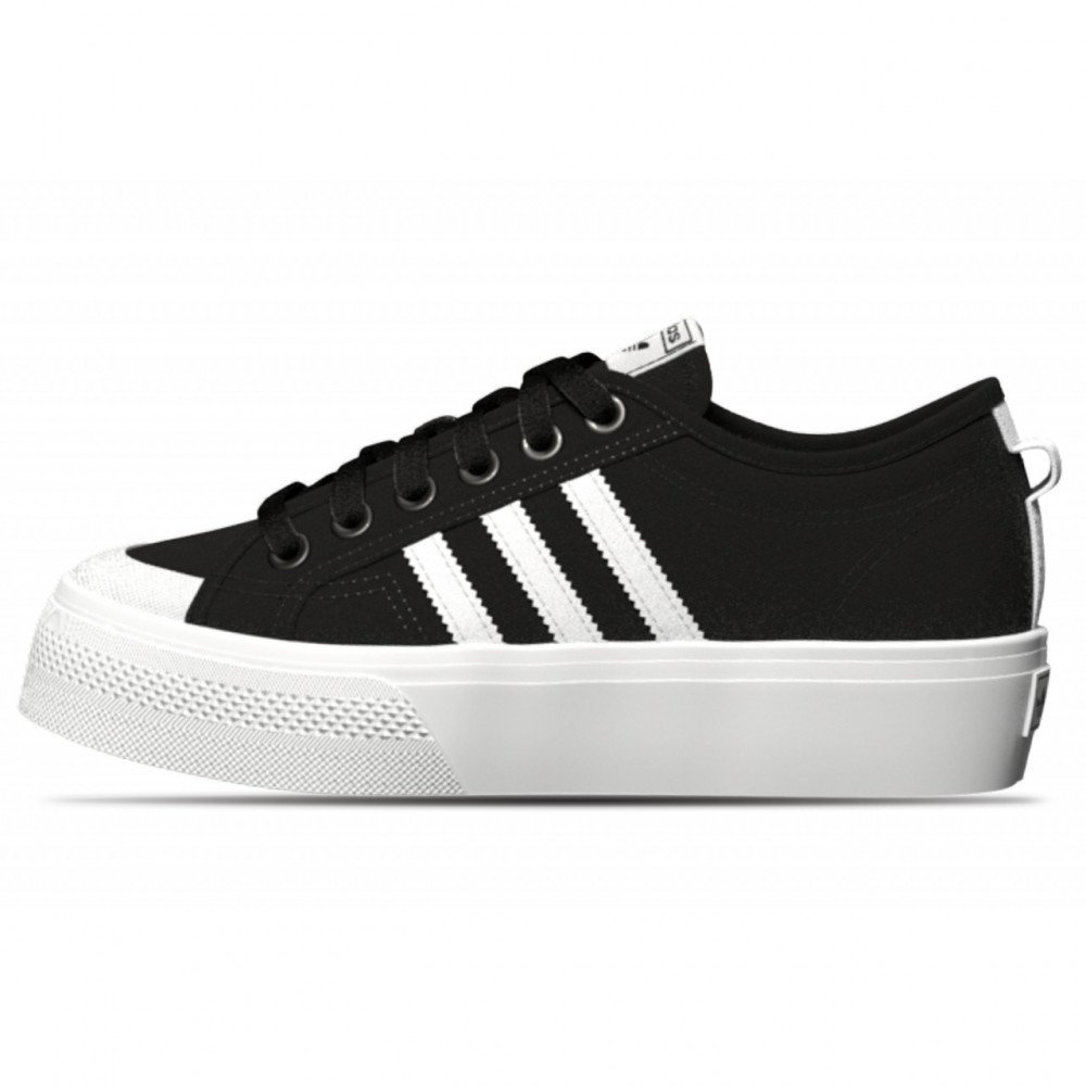 adidas Originals Nizza Platform / schwarz / FV5321 | sneakshero