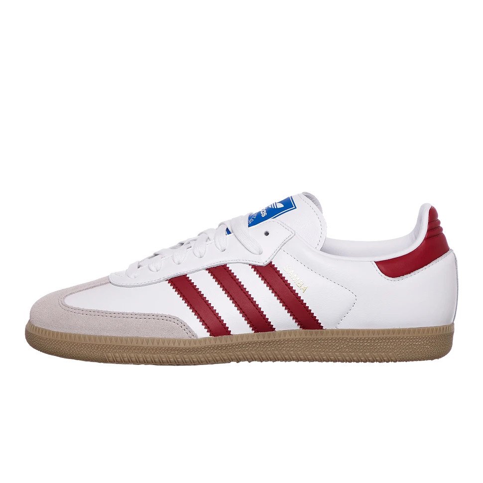 adidas Originals Samba OG / weiss / weinrot / IF3813 | sneakshero