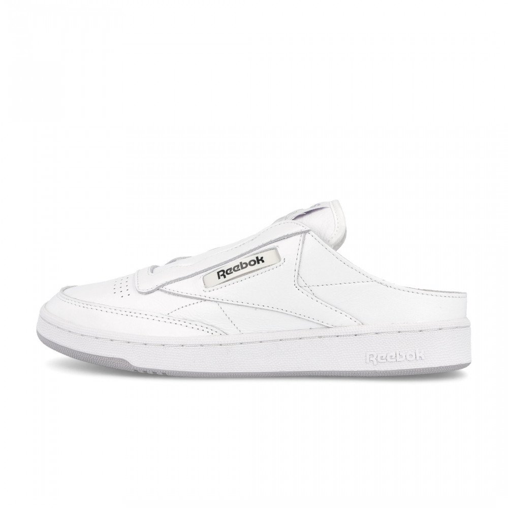 Reebok Women's Club C Laceless Mule / ftwr white/cold grey 2 / GX3853 ...