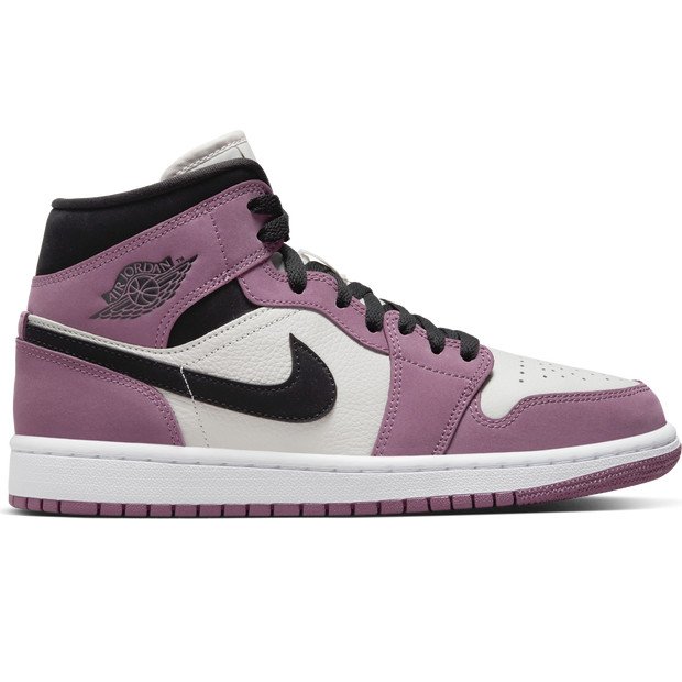 Nike Jordan Wmns Air Jordan 1 Mid SE "Light Mulberry" / Rot,Pink ...