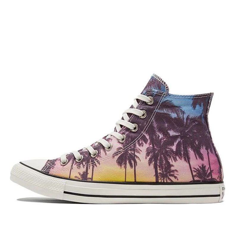 Converse Sunset Palms Chuck Taylor All Star-High Top / Blau/Weiß ...