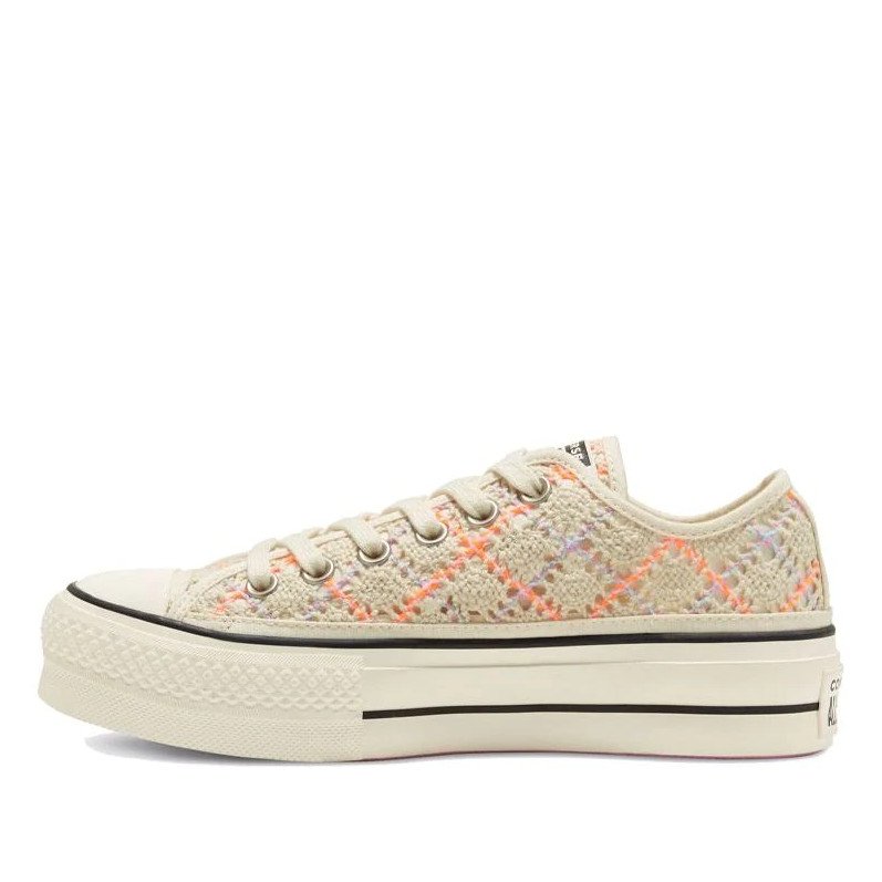 Converse Boho Crochet Platform Chuck Taylor All Star Low Top / Egret ...