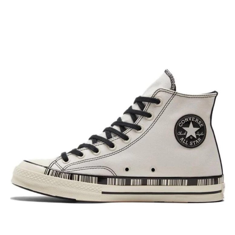 Converse Chuck 70 Barcode / Vintage White/Schwarz/Egret / A02601C ...