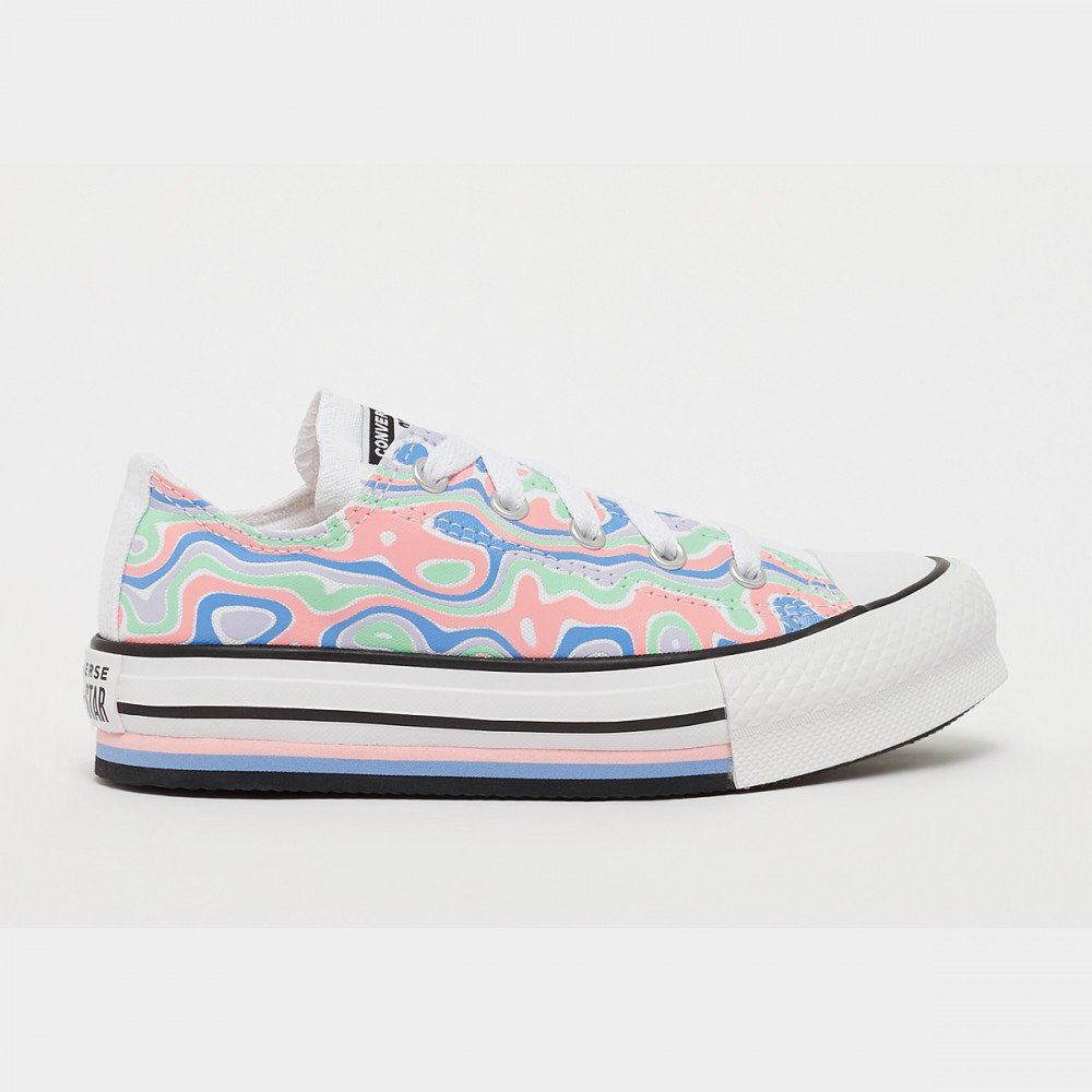 Converse Chuck Taylor All Star Lift Platform Color Swirl / Bleached ...