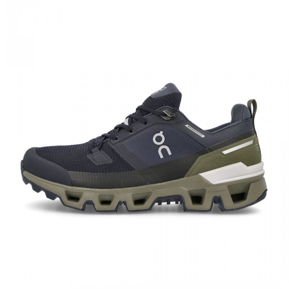 ON Cloudwander Waterproof / Midnight / Olive / 7398604 | sneakshero