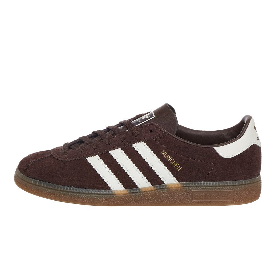 adidas Originals Munchen / BROWN / OFF WHITE / GOLD METALLIC / GW1401 ...