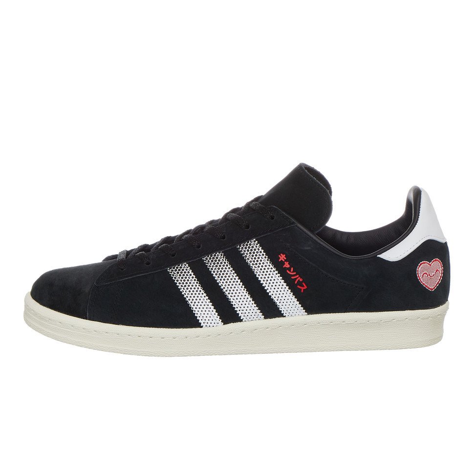 adidas Originals Campus 80s / CORE BLACK / FOOTWEAR WHITE / OFF WHITE ...