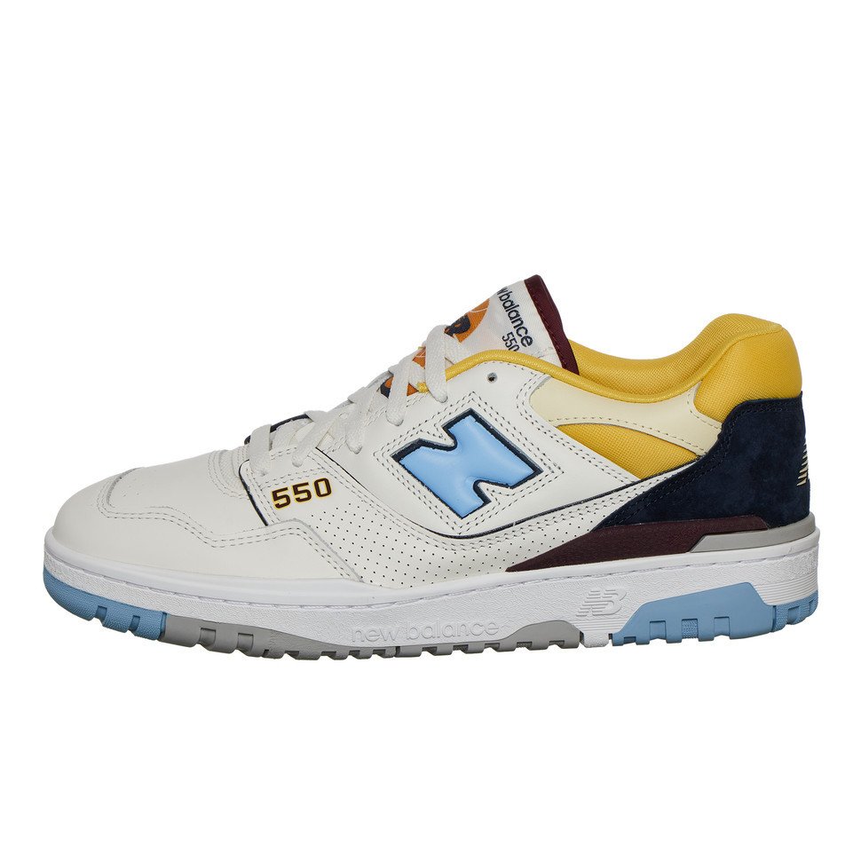 New Balance BB550 / Weiß/Blau/Gelb / BB550NCF | sneakshero