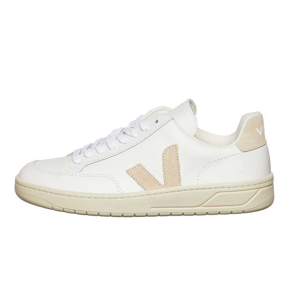 Veja V-12 Leather W / Extra White / Sable / XD0202335A | sneakshero
